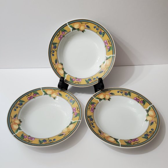 Royal Norfolk | Dining | Royal Norfolk Rnf25 Fruit Rim Soup Bowls ...